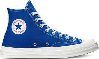 Comme Des Gar&ccedil;ons x Converse baskets montantes &agrave; logo - Bleu