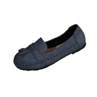 Generic Mocassins plats d&eacute;contract&eacute;s &agrave; enfiler pour femme, couleur unie, confortables, &eacute;l&eacute;gants, l&eacute;gers, respirants, classiques, chaussures de travail, bureau