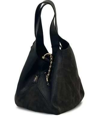 Chloé Kleine Schultertasche - Schwarz