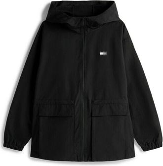 Tommy Jeans Femme, Vestes, Noir, Taille: 38 FR Imperm&eacute;able capuche