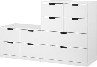 IKEA NORDLI Kommode mit 10 Schubladen