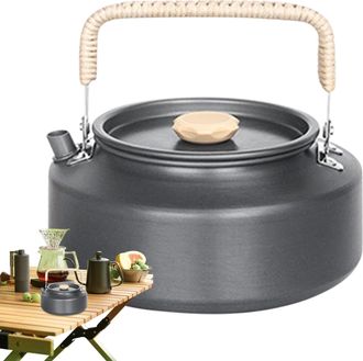 Generic Camping-Wasserkocher, tragbarer Wasserkocher, Outdoor-Wasserkocher, Reise-Wasserkocher, Rucksack-Wasserkocher, Edelstahl-Camping-Wasserkocher, Alumini