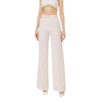 Elisabetta Franchi Palazzo Hose - - Trousers - Damen - Gelb - XL