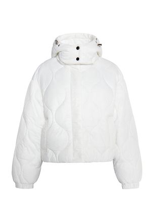 Faina wattierter Blouson Damen Wollwei&szlig;