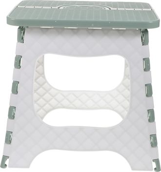 Valiclud Klappbarer Kunststoffstuhl Grün Tragbarer Fußhocker Für Zuhause Und Außenbereich Platzsparend Und Robust Für Wandern Reisen Und Andere Aktivitäten