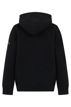 Maison Margiela Womens Hooded Sweatshirt Black Cotton Hoodies