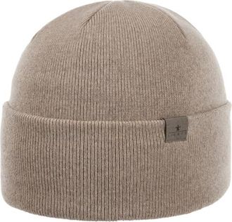 Lierys Bonnet en Tricot Fine Merino Femme/Homme - Made in Germany Beanie Finement tricoté pour lhiver avec Revers, Revers Automne-Hiver Hiver - Taille Unique