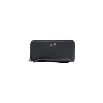 Guess Femme, Accessoires, Noir, Taille: ONE Size Portefeuille zipp&eacute; avec de multiples poches