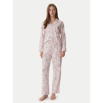 Lauren Ralph Lauren Pyjama ILN92493 Rosa Relaxed Fit