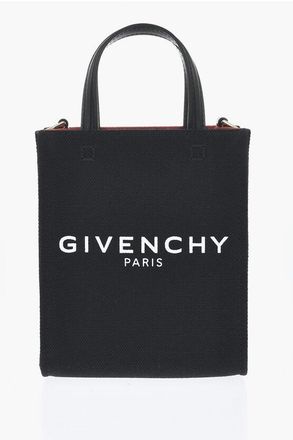 Givenchy Cotton Mini Tote Bag with Leather Trims size Unica
