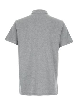 Polo Ralph Lauren Mens Polo Shirt Grey Cotton T-Shirts And Polos