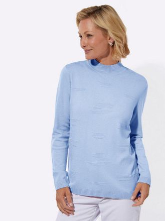 Witt Strickpullover Stehkragen-Pullover Langarm Jersey