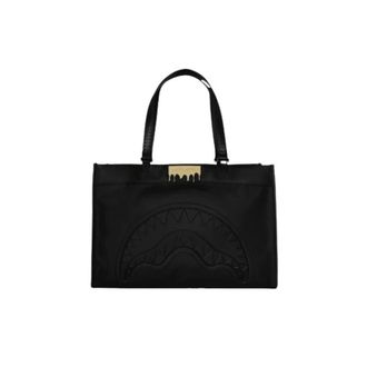 Sprayground Gold Brick Luxe Tortuga Tote - - Bags - Damen - Schwarzk - ONE SIZE