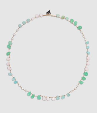 Mon Precieux Ge Collier Goutte Opale Multi Perles dEau Douce