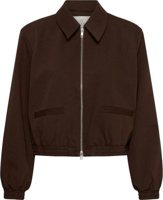 Kaffe Bomberjacke - - Jackets - Damen - Braun - 3XL