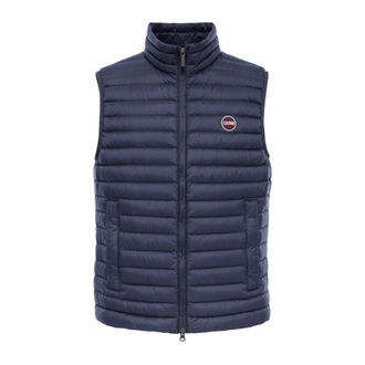 Colmar Homme, Sport, Bleu, Taille: M Logo Patch Gilet