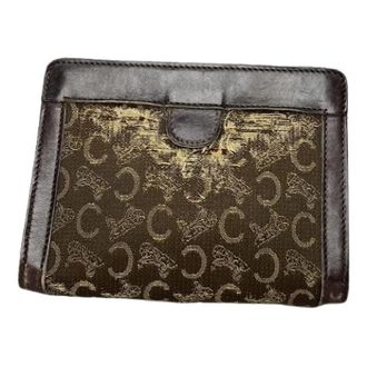 Celine Pre-owned Triomphe Clutch/Cosmetic Bag - Femme - Pre-owned - Brun - Taille: ONE Size