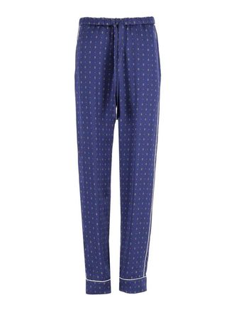 Forte_Forte Pantalons D&eacute;contract&eacute;s - Bleu