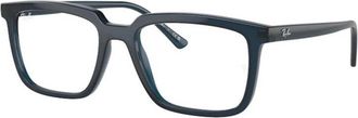 Ray-Ban unisex, Accessoires, Bleu, Taille: 52 MM Alain Rx7239 8256 Optical Frame