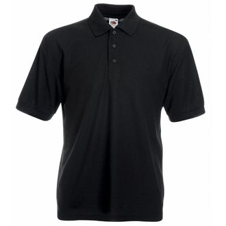 Fruit Of The Loom Pocket 65/35 Piqué-Polo-Shirt (XL) (Schwarz)