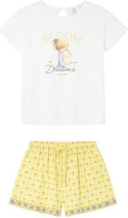 Women'secret 3139862 Pyjama pour Femme, Blanc, Taille XL, Blanc, XL