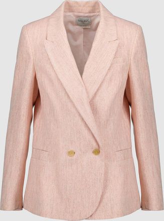 Forte_Forte Veste Petalo Lurex Lin Rose