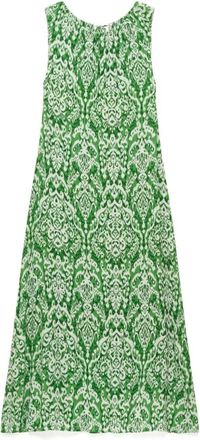 Maliparmi Maliparmi, Femme, Robes, Vert, Taille: 44 FR Dreamscape Ikat Dress