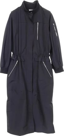 Hermès manteau zippé (années 2010) - Bleu