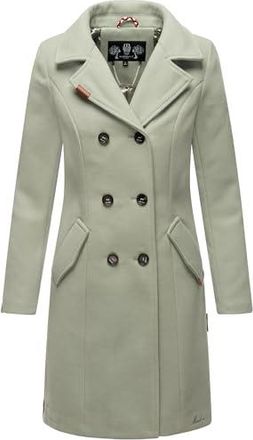 Marikoo Nanakoo Manteau dhiver Trench Style Parka pour Femme Menthe Fumé XL