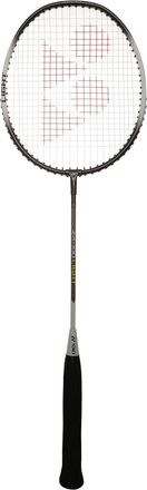 Yonex ZR 100 Leichter Badmintonschl&auml;ger aus Aluminium, mit vollst&auml;ndiger Abdeckung, hergestellt in Indien, Dunkelkohle, 1 St&uuml;ck