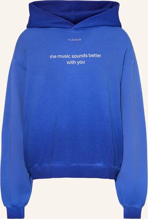 Flaneur Fl&acirc;neur Oversized-Hoodie With You blau