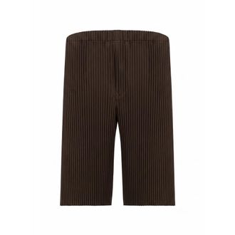 Issey Miyake Color Pleats 2 Shorts - - Shorts - Herren - Braun - M