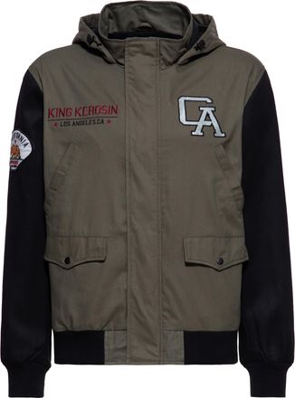 King Kerosin Herren &Uuml;bergangsjacke Los Angeles C.A