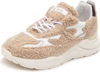 D.A.T.E. D.a.t.e., Femme, Chaussures, Beige, Taille: 40 EU Fuga Teddy Baskets