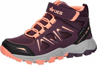 Lico Allen High VS Trekkingsstiefel, Bordeaux/Pink, 33 EU