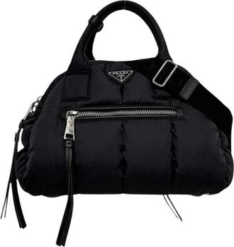 Prada Pre-owned Vintage Nylon Handbag - Femme - Pre-owned - Noir - Taille: ONE Size
