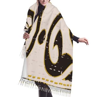 Generic Calendrier Solaire Tribal Azt&egrave;que Maya Femme Ch&acirc;le Wrap Chaud &Eacute;charpe Longue Ch&acirc;le Pour Cadeau Automne Hiver Mariage