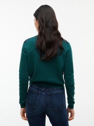 Tommy Jeans Strickjacke TJW ESS CREW CARDIGAN ARGYLE EXT Baumwolle
