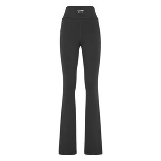 Plein Sport Femme, Pantalons, Noir, Taille: 42 FR Flare Jogging Leggings