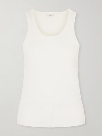 FFORME Camilla Ribbed Cotton Tank Top - White