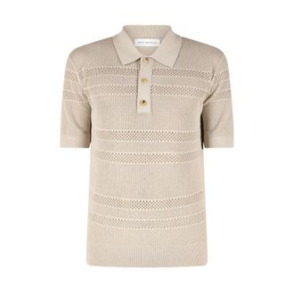Dries Van Noten Mercy 3701 Polo - - Tops - Herren - Beige - M