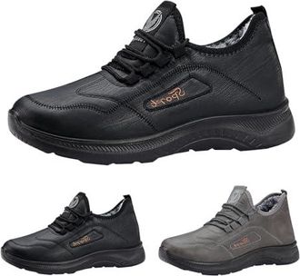 Generic Bottes dhiver imperméables et isolées pour homme, pour la marche, la randonnée, le ski, doublure en fourrure, chaudes, légères et antidérapantes avec 