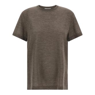 Co T-Shirt aus feinem Kaschmir - - Tops - Damen - Braun - XS