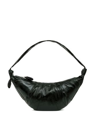 Christophe Lemaire grand sac porté épaule Croissant - Noir