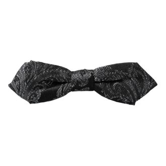 Dolce & Gabbana Seidenjacquard Verstellbare Fliege - - Accessories - Herren - Schwarzk - ONE SIZE
