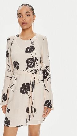 Twin-Set Sommerkleid 241TP2604 &Eacute;cru Straight Fit