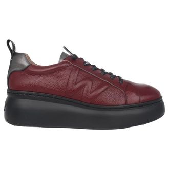 Wonders Leder Damen Sneaker Kollektion - - Shoes - Damen - Rot - 35 EU