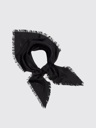 Gucci Foulard triangulaire en soie et laine avec motif jacquard GG ton sur ton