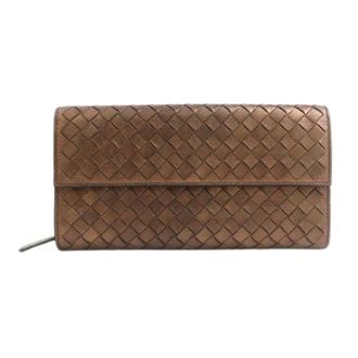 Bottega Veneta Pre-owned Vintage Lange Geldb&ouml;rse (zweifach faltbar) - - Pre-owned - Damen - Braun - ONE SIZE