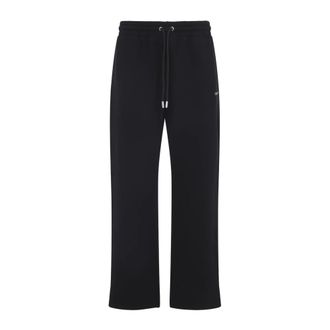 Off-white Schwarze Baumwollhose f&uuml;r M&auml;nner - - Trousers - Herren - Schwarzk - L